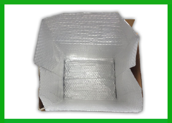 High Density Bubble Foil Insulated Shipping Box Liners With Outer Box