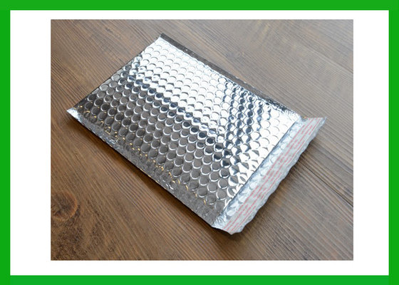 Aluminum Foil Postal Packaging Silver Jiffy Insulated Mailers With Bubble Lining