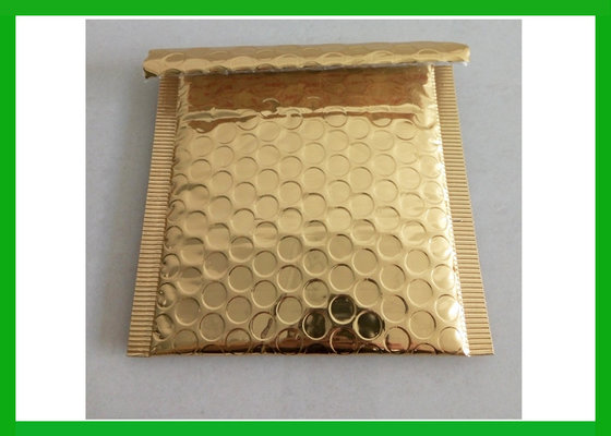 Flashy Red Moisture Metallic Bubble Insulated Mailers Packaging Tear Resistant