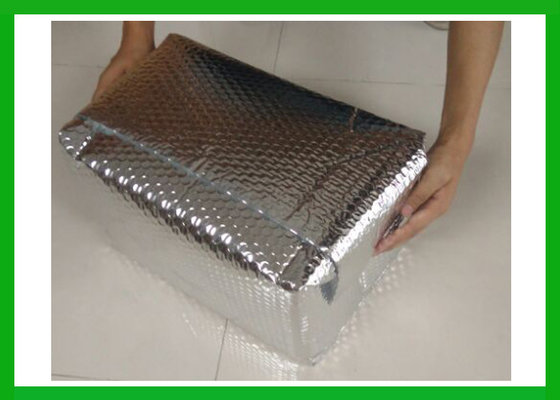 Silver Protective Cold Frezon Insulated Box Liners Insulated Foil Bubble Bag