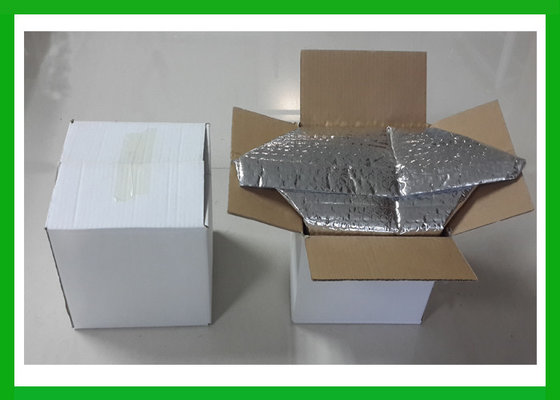 Foil laminated Bubble Cushion Insulated Box Liners For Food Shipping