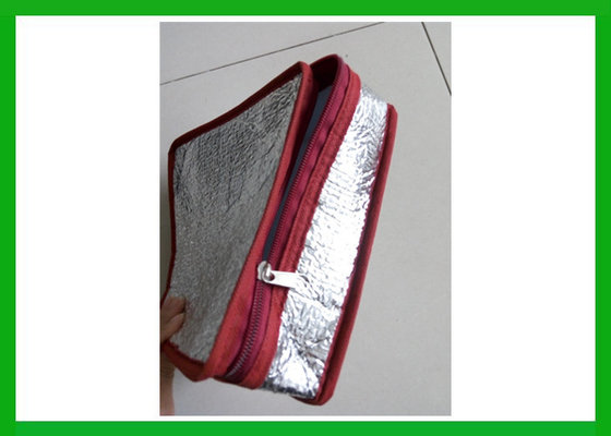 Retain Freshness Silver Insulation Insulated Foil Bags Moisture Shock Absorption