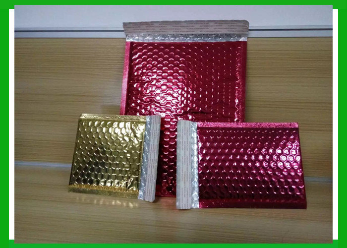 Bespoke Shiny Printed Aluminum Foil Bubble Bags For Fragile Products