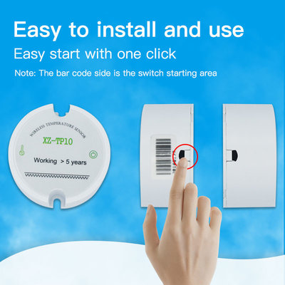 small size wireless temperature remote sensor 433mhz data transmitter wireless warehouse temperature monitoring