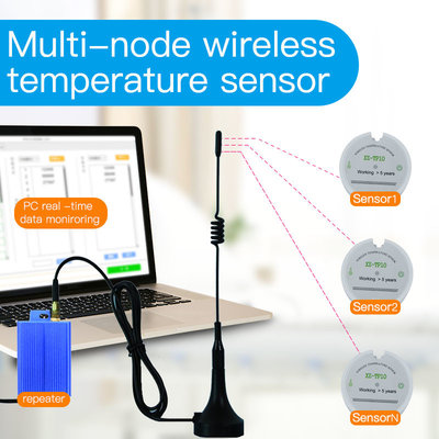 small size wireless temperature remote sensor 433mhz data transmitter wireless warehouse temperature monitoring