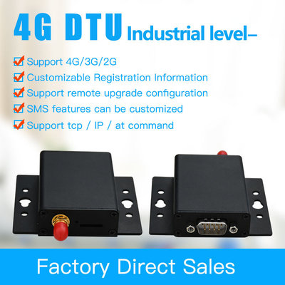 RS232/485 4G LTE DTU Modem for serial data to your remote server