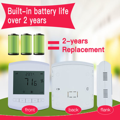 lora wireless temperature and humidity sensor transmitter LCD display temperature and humidity meter
