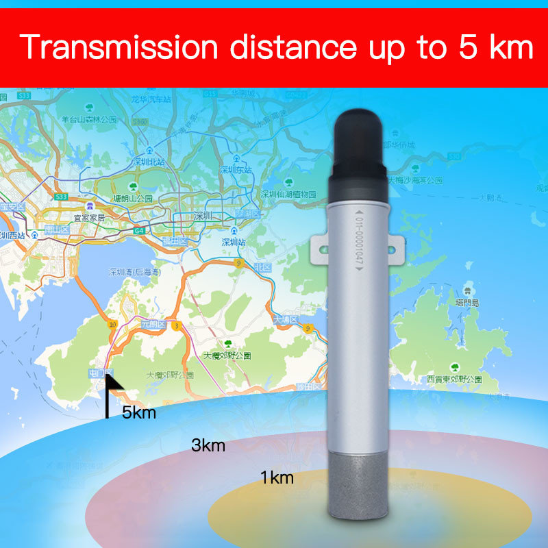5km long range lora wireless temperature and humidity sensor data logger