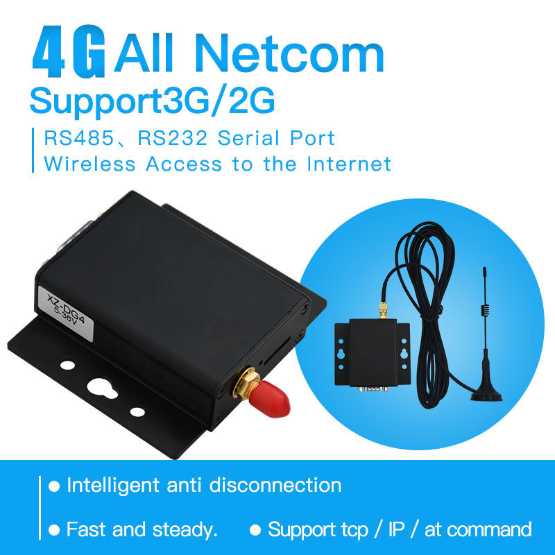 Serial Server Device GPRS DTU RS232&RS485 to GSM/GPRS 2G/3G/4G DTU wireless data transmission terminal