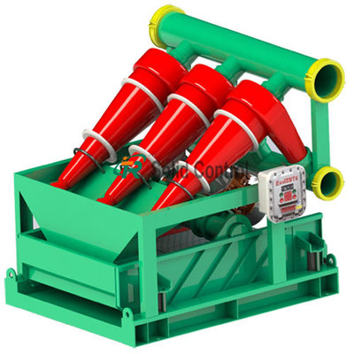 200m³/h capacity，760kg weight，Personalized Hydrocyclone Drilling Mud Desander , Bottom Shaker Desanding Machine