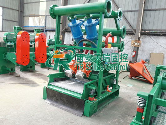 320m³/h capacity，3nos，2350kg weight，Reliable Drilling Fluids Equipment Mud Cleaning Systems from TR Solids Control