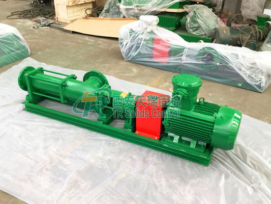 Decanter Centrifuge Screw Pump / 0.3Mpa Working Pressure Screw Spindle Pump from TR Solids Control