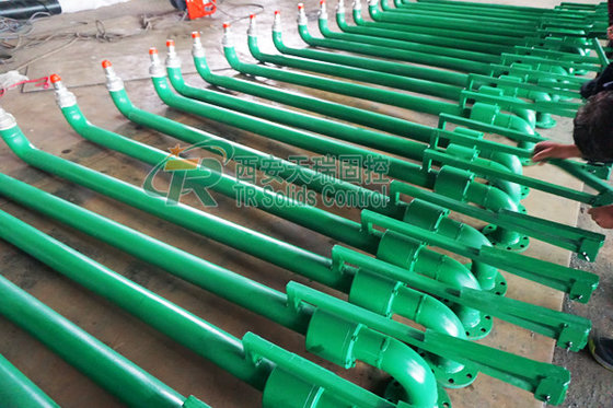 Mud Tank System Drilling Rig Equipment Mud Gun with 3 High - Speed Jet Nozzles from TR Solids Control