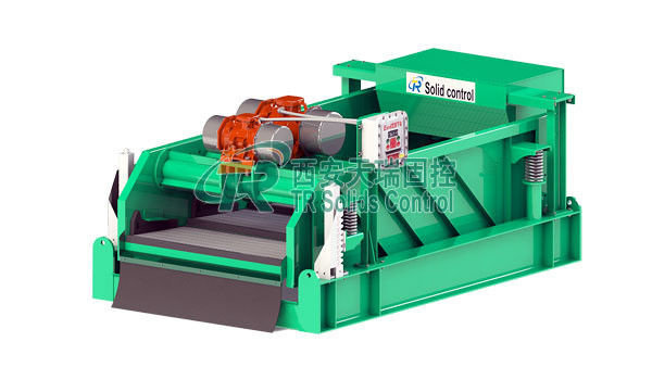 Vibration strength is 7.5G，adjustable Drying Shaker，high capacity 140m3/h from TR Solids Control,API certificate, ISO900