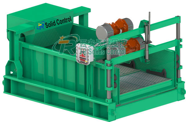 60m³/h capacity，900kg weight Linear Motion Shale Shaker，Alloy steel material，Martin or OLI vibtation motor