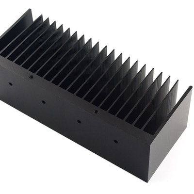 aluminum Anode black heat sink， extrusion heat sink