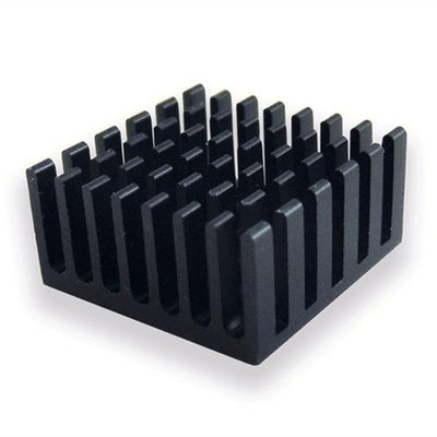 aluminum Anode black heat sink， extrusion heat sink for PCB