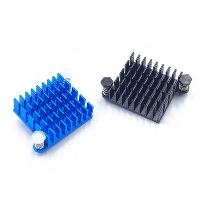 extrusion heat sink with push pin