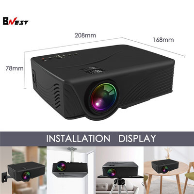 2019 BNEST 1000 lumens quality LED LCD projector support 1080P mini home cinema proyector TY041 supplier