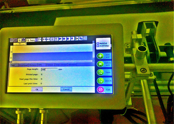 EA1 Inkjet Coding Printer , Industrial Inkjet Barcode Printers For Food Packaging