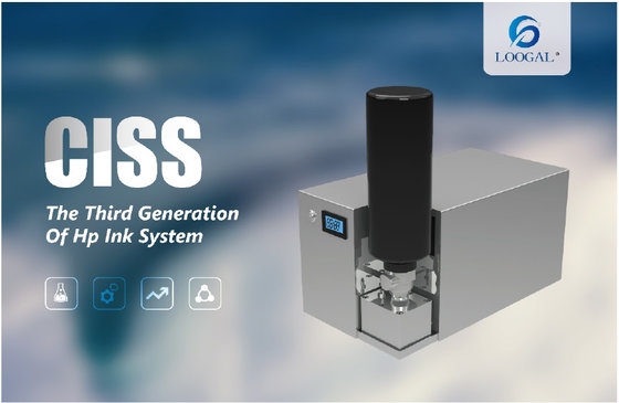 Huge Bulk Printer Continuous Ink System Increased Printhead Resource hp tij2.5 ink cost save ink system