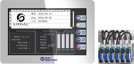 HP High Dpi Inkjet Printer , Thermal Inkjet Printer Economical 6 Print Heads