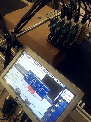 Label Printe High Resolution Inkjet Printer Alarm Function Digital Control