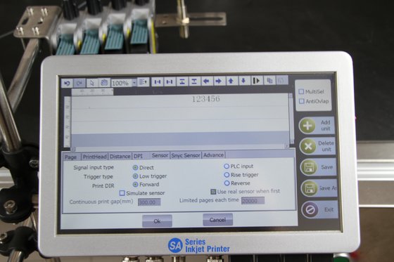 Coding Color Inkjet Printer , Wireless Inkjet Printer Variable Data Print System
