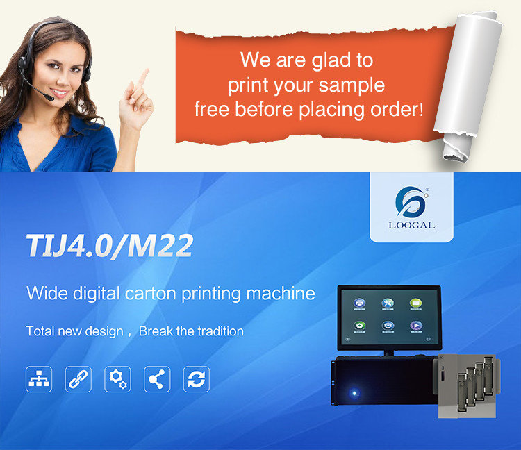 TIJ High Speed Inkjet Printer 4-16 Print Heads Support Combined Barcode