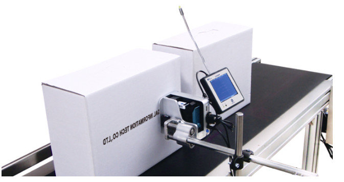 Corrugated Box Inkjet Barcode Printer , Inkjet Marking Printer Small Volume