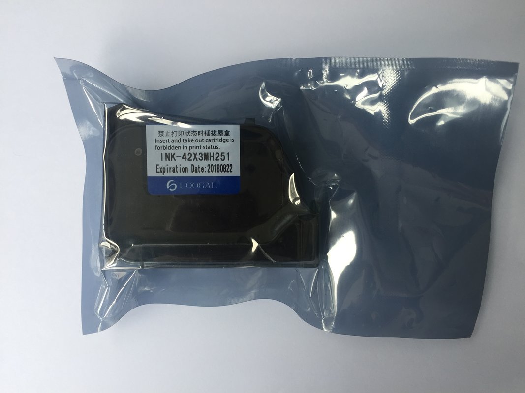 Indutrial Inkjet Supply System Black Color Variable Data For Corrugated Ivory Board