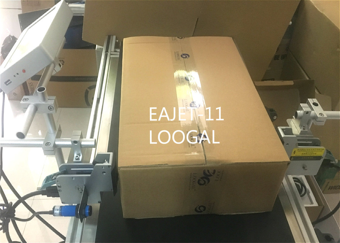 Small Size TIJ Inkjet Printer , Inkjet Marking Machine 600*300 Resolution Inner Built Network