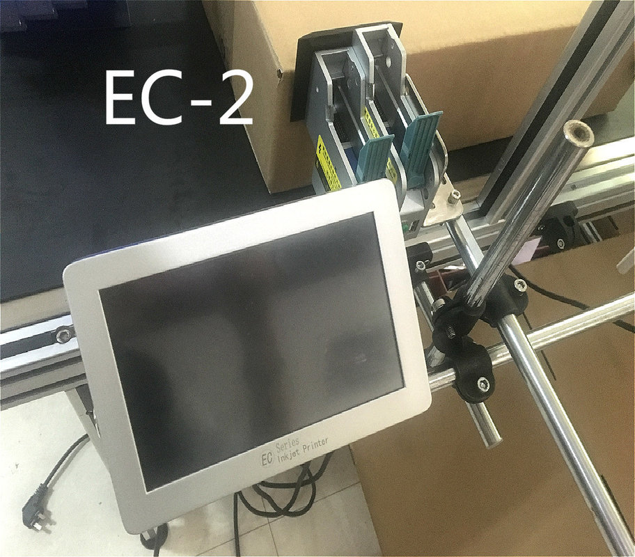 Batch Code Thermal Jet Printer Expiry Date Stamping Machine Silver Color
