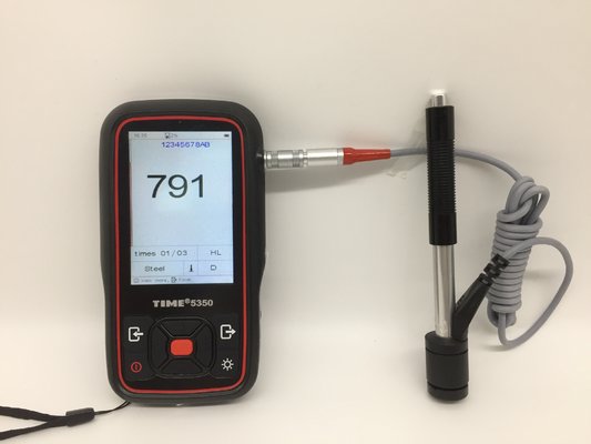 Handheld Leeb Hardness Tester TIME5350 Large Display Easy Operation Micro SD Card