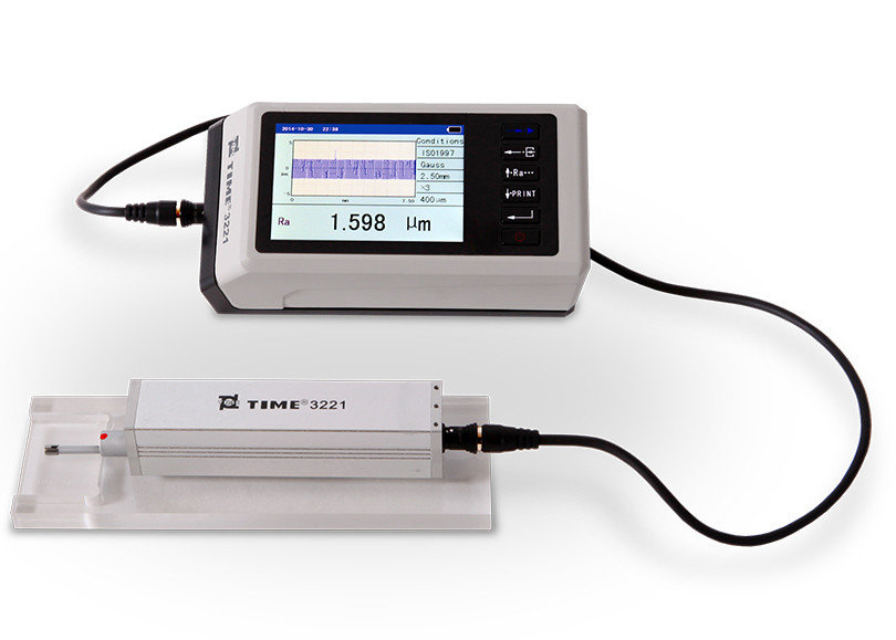 High Accuracy Digital Surface Roughness Tester TIME®3221, 800μm measuring range, 45 parameters, 10% tolerance