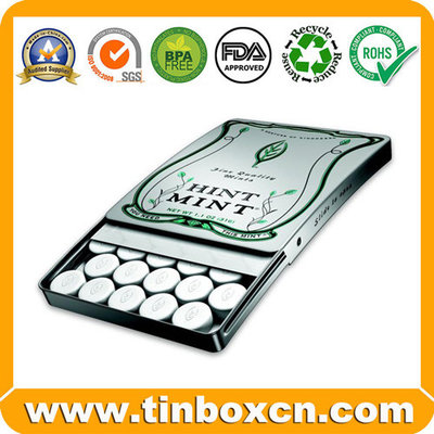Mint Tin,Mint Box,Slide Tin,Sliding Tin,Clac-clic Tin