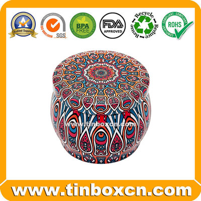 Empty 2.2/3.5/4.4/5/6oz Oz Metal Can Wax Box Travel Candle Tins