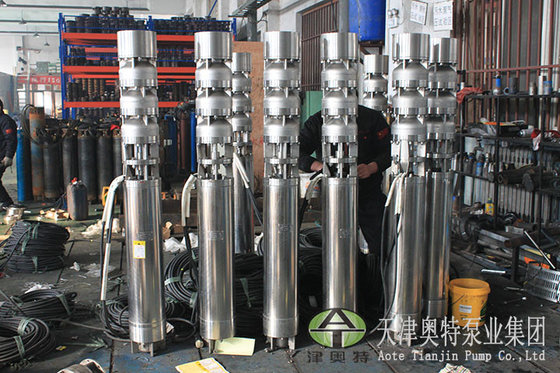 stainless steel centrifugal theory electric power submersible water filled deep well pump