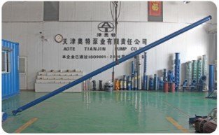 AT387 series high head electric submersible water screw pumps