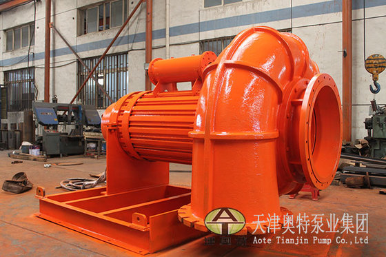 Mixing flow submersible pump with a volute case for water diversion project