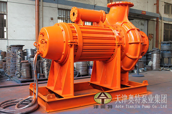 Mixing flow submersible pump with a volute case for water diversion project