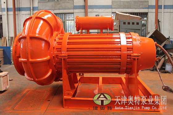 Mixing flow submersible pump with a volute case for water diversion project