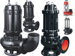 WQ Series Submersible Sewage Pump Effectively Passable Solid Particles with Half the Pump Inlet Sewage Pump