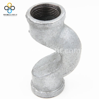 China 85 Hot dip galvanized malleable cast iron pipe fitting  crossovers banded made in china supplier