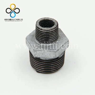 245 Hot dip galvanized malleable cast iron pipe fitting hexagon nipples reducing made in china supplier