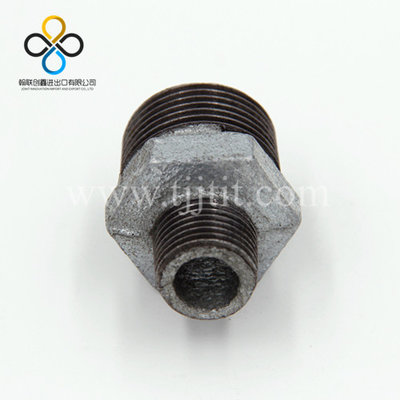 245 Hot dip galvanized malleable cast iron pipe fitting hexagon nipples reducing made in china supplier