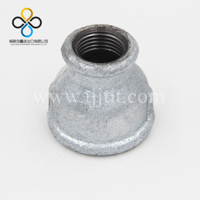 240 Hot dip galvanized malleable cast iron pipe fitting concentric reducing sockets beaded with ribs made in china supplier