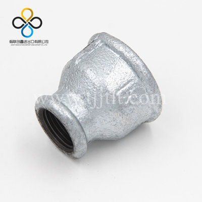 240 Hot dip galvanized malleable cast iron pipe fitting concentric reducing sockets beaded with ribs made in china supplier