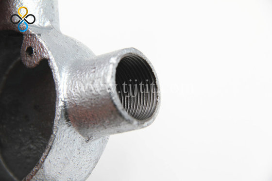 Electrial wiring accessories hot dip galvanized malleable cast iron conduit circlar box L105 crossess intersection supplier