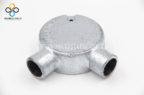 Hot dip galvanized malleable cast iron conduit  L102 2 way angle way circlar box supplier